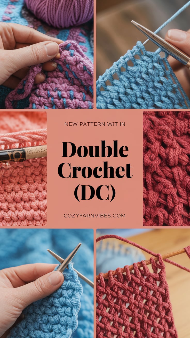 How to Double Crochet (dc): A Beginner’s Guide - cozyyarnvibes.com