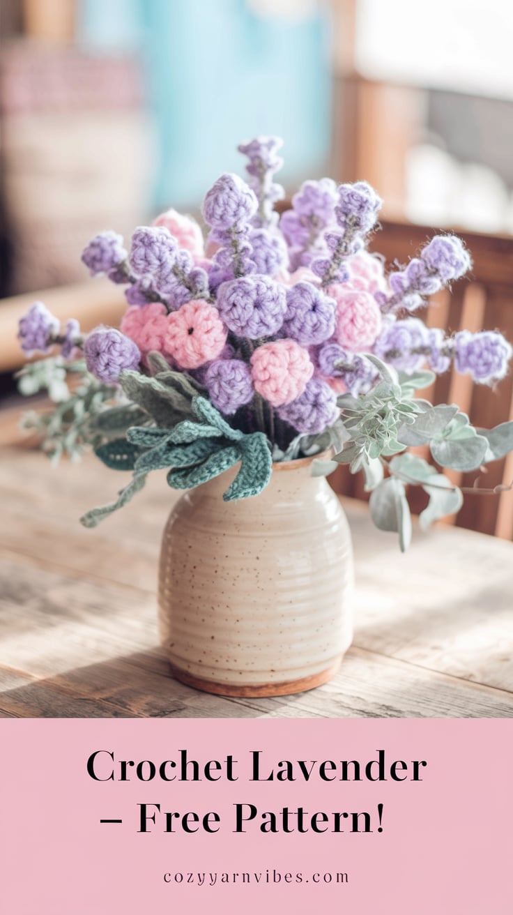 Crochet Lavender - cozyyarnvibes.com