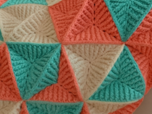 Textured Prism Throw - cozyyarnvibes.com
